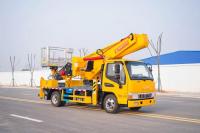 China Jiangling Shunda 28m Aerial Work Platform Truck with 85kW Diesel Engine for sale
