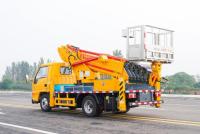 China Jiangling Shunda 28m Aerial Work Platform Truck with 85kW Diesel Engine for sale