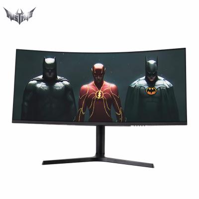 China Hot Selling Curved PC Monitor 34