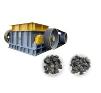 China Limestone Roller Crusher Toothed Roller Crusher Machine Adjustable Tooth Roller Clearance for sale