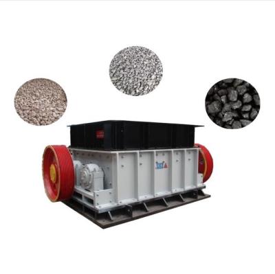 China Double Roller Crusher 550TPH Capacity 750mm Roller Diameter 110kw Motor for Aggregate Crushing for sale