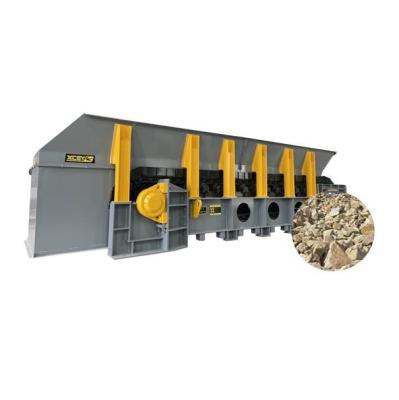 China Mining Apron Belt Conveyor Large Feed Size Apron Plate Feeder Customizable for sale