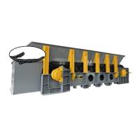 China Industrial Apron Plate Feeder 1500mm Chain Plate Width 30kW Motor Wear Resistant for sale