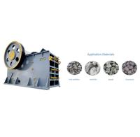 China Coarse Crushing Jaw Rock Crusher Small Output Gold Ore Crushing for sale