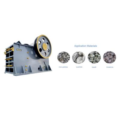 China 80-210 TPH Jaw Rock Crusher Basalt Primary Crushing Efficient Operation for sale
