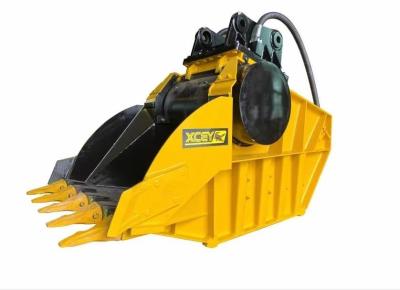 China Hydraulic Crusher Bucket 0.8m³ for 20-24T Excavator Hard Rock Crushing 15-120mm Output for sale