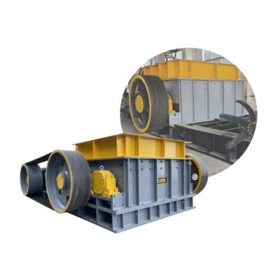 China Crushing Limestone Double Tooth Roller Crusher With Capacity 500-700TPH Dual Motor for sale