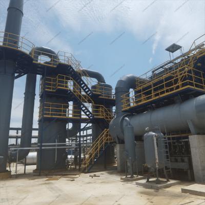 China Control Pollution RTO Thermal Oxidizer Reduce Heat Loss Capacity 30000Nm3/H for sale