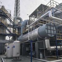 China Roller Support Rotary Kiln High Speed 16000M3/H Waste Gas Treatment Capacity for sale