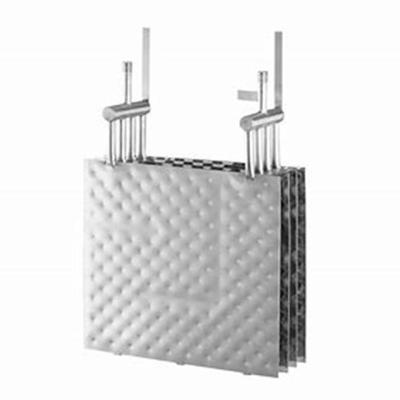 China Compact Layout Pillow Plate Heat Exchanger 0.8 to 1.5mm Plate Thickness for sale