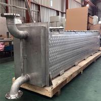 China PLC Precise Pillow Plate Heat Exchangers 500mm High Heat Recovery Rate Long Service Life for sale