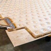 China Bulging Deformation Pillow Plate Corrugated Structure For Heat Exchange for sale