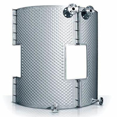 China Precise Temperature Control Pillow Plate Heat Exchanger Vibration And Shock Resistance for sale