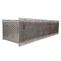 China Compact Design Gas To Air Plate Heat Exchanger S30408 Low Flow Resistance for sale