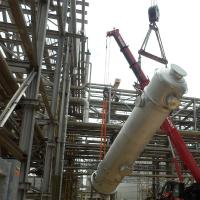 China Strong Pressure Bearing Steam Falling Film Evaporators High Thermal Efficiency 10-5000kg/H for sale