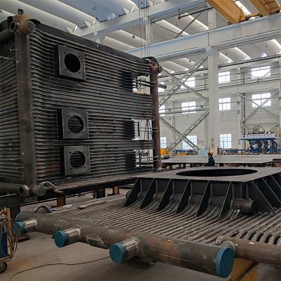 China 45T/H Evaporation Capacity Water Tube Steam Boiler Four Corner Self Supporting Frame for sale