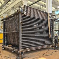 China 45T/H Evaporation Capacity Water Tube Steam Boiler Four Corner Self Supporting Frame for sale