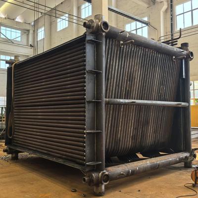 China Dual Recovery Water Tube Boiler Corner Tube Structure Compact Layout for sale