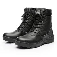 China Shiny Army Under Armour Tactical Boots Steel Toe Waterproof Men Trekking for sale