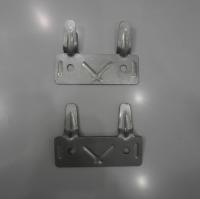 China Wall Mounted Mounting Hook White Electrostatic Powder Coating Anti Aging Fracture Resistant for sale
