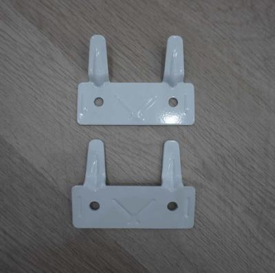 China Wall Mounted Mounting Hook White Electrostatic Powder Coating Anti Aging Fracture Resistant for sale