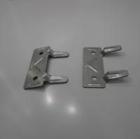 China Wall Mounted Mounting Hook White Electrostatic Powder Coating Anti Aging Fracture Resistant for sale