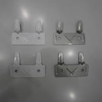 China Wall Mounted Mounting Hook White Electrostatic Powder Coating Anti Aging Fracture Resistant for sale
