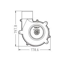 China Gas Boiler Accessories Iron Fan Motor 35W Spare Parts Boiler Fans Corrosion Resistant for sale