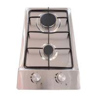 China Tempered Stainless Steel Cooktops 2 Burner Gas Stove For Cooking Appliance for sale