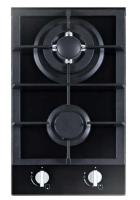China Tempered Stainless Steel Cooktops 2 Burner Gas Stove For Cooking Appliance for sale