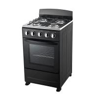 China OEM Free Standing Electric Oven 4 Burners Gas Stove Oven Range With Manual Ignition 55L for sale