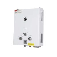 China Flue Gas Water Heater 6 Liter LPG Propane Instant Compact Startup Operation for sale