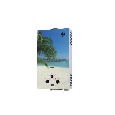 China Low Gas Usage 20 Liter Gas Leakage Proof Gas Instant Hot Water System Battery Operated for sale