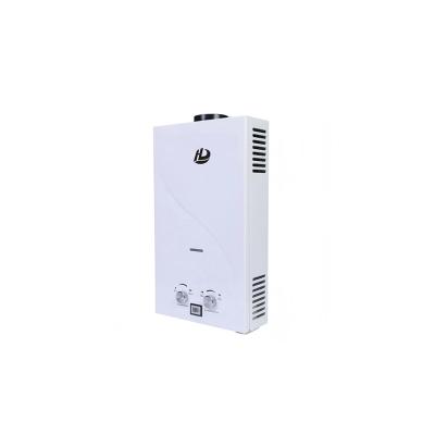 China Optimized 16 Liter Modern Flue Gas Water Heater Airtight Fire Power Ignition for sale