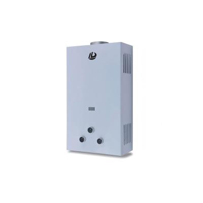 China Residential 12 Liter Instant Flue Gas Water Heater Energy Saving Compact Unit for sale