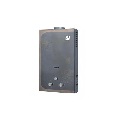 China Indoor Flue Gas Water Heater 12L Mechanical Control Instant Hot Water System for sale