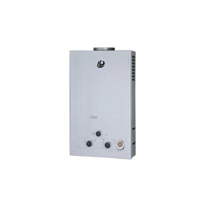 China LCD Display Flue Type Tankless Gas Water Heater 7L Low Water Pressure for sale