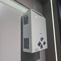 China Flue Gas Water Heater 6 Liter LPG Propane Instant Compact Startup Operation for sale