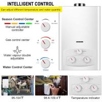 China On-Demand 6 Liter Instant Gas Tankless Water Heater 10L Propane Natural Gas for sale