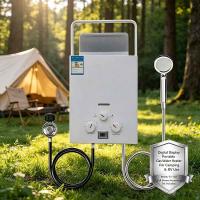 China Portable Propane NG Tankless Water Heater 6L Outdoor Instant Hot Water Heater for sale