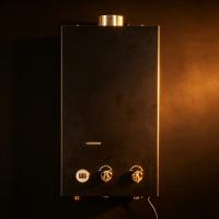 China 16L Gas Water Heater Temperature Adjustment High Efficiency Gas Water Heater Air Intake for sale