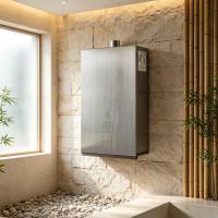 China Balanced Mounting Smart Touch Panel Commercial Gas Water Heater / Portable Gas Water Heater 6L for sale