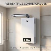 China Energy Saving Low Pressure On Demand Tankless Gas Water Heater 14L for sale