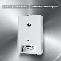 China 16 Liter Instant Gas Water Heater High Efficiency Copper Heat Exchanger LCD for sale