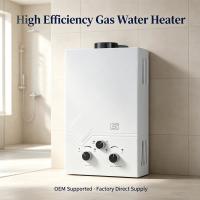 China 7 Liter Wall Mounted Flue Gas Water Heater Fast Heating Multiple Safety Protection for sale