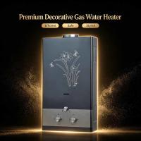China Low Pressure Flue Gas Water Heater 10L LCD Wall Mounted For Home for sale