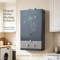 China Low Pressure Flue Gas Water Heater 10L LCD Wall Mounted For Home for sale