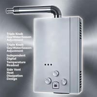 China 20L Tankless Gas Water Heater Large Flow LCD Display Multiple Safety Protection for sale