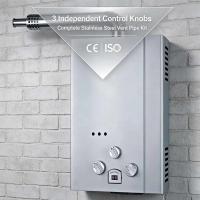 China 20L Tankless Gas Water Heater Large Flow LCD Display Multiple Safety Protection for sale