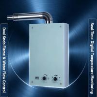 China Fast Heat Transfer Water Heater , Whole House Tankless Gas Water Heater 16L for sale